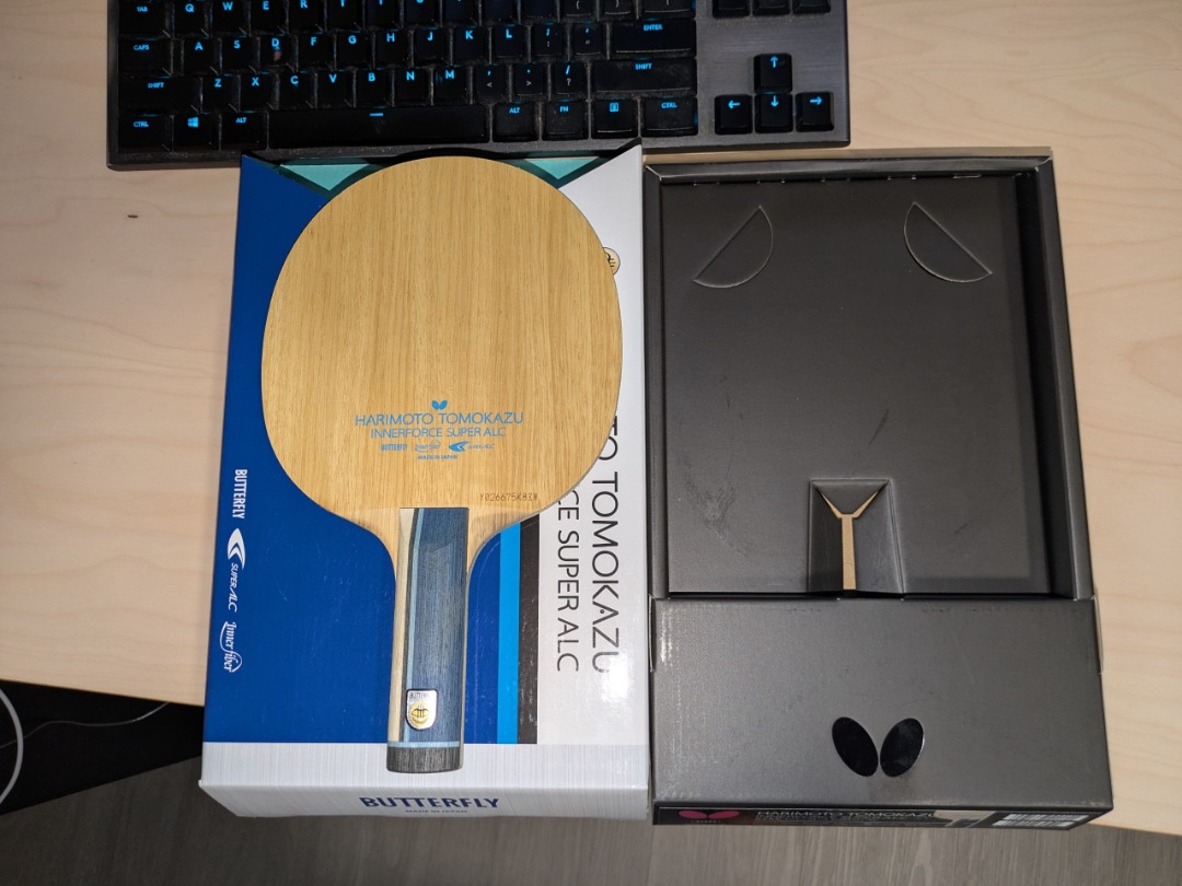 Harimoto Super ALC (SALC) Table Tennis Blade (ST) , Sports Equipment ...