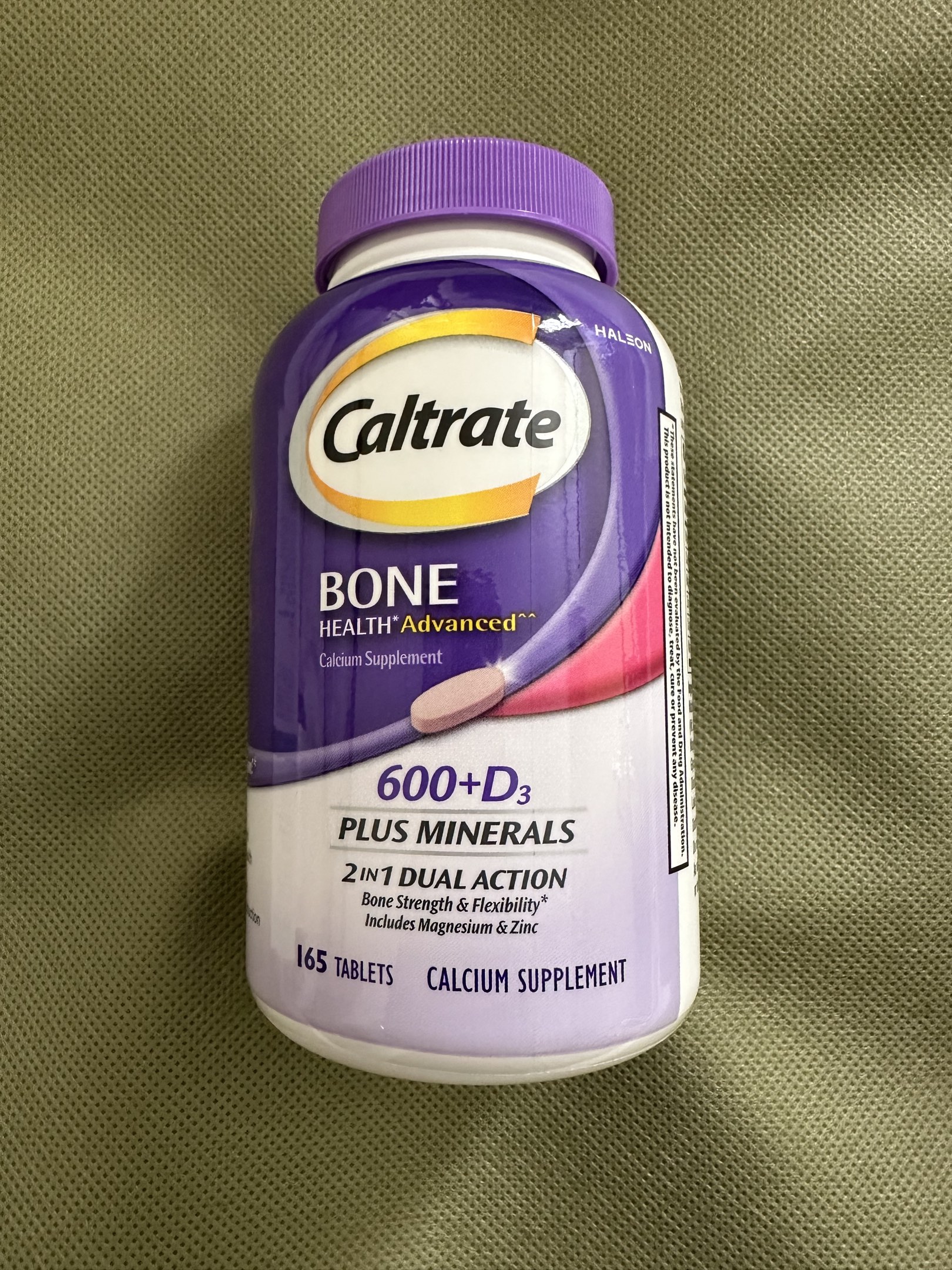 Caltrate Bone Health Advanced 600+D3 Plus Minerals (165 tablets ...