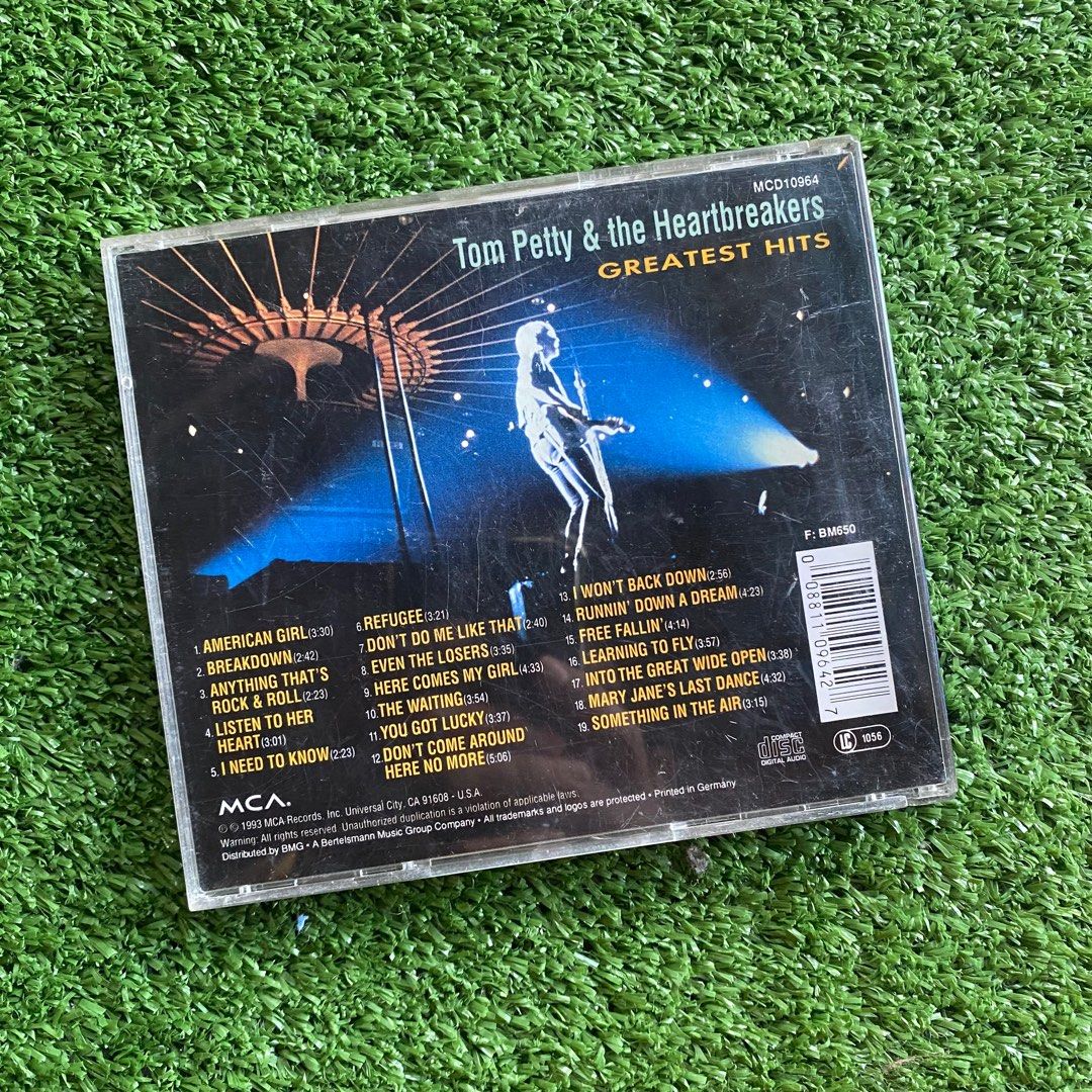 CD TOM PETTY & THE HEARTBREAKERS greatest hits, Hobbies & Toys, Music ...