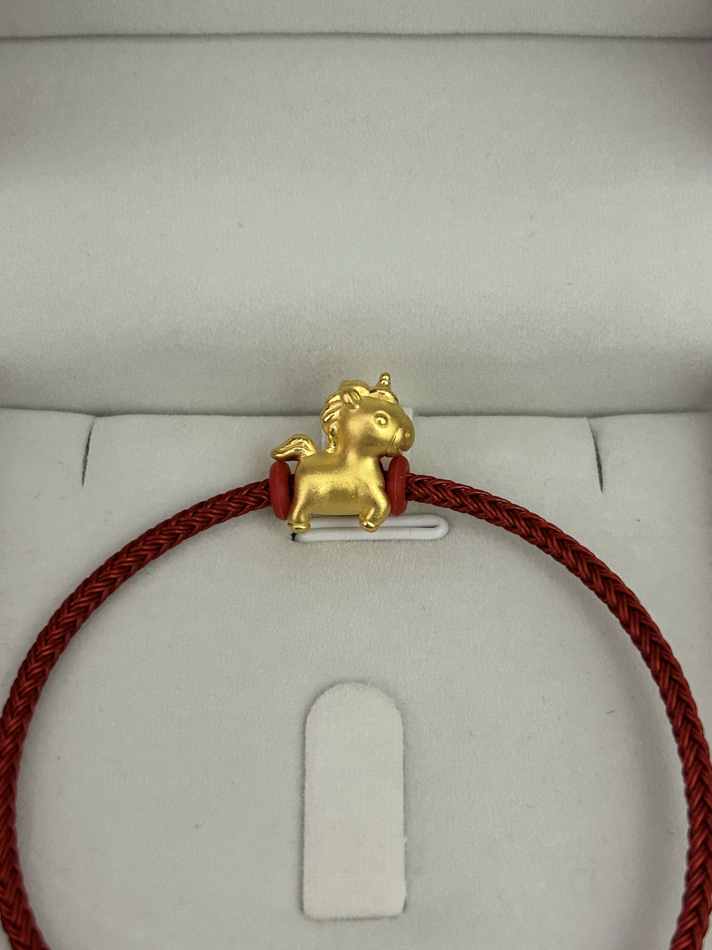 CHOW TAI FOOK 周大福 999 Pure Gold Year of the Horse Zodiac Collection ...
