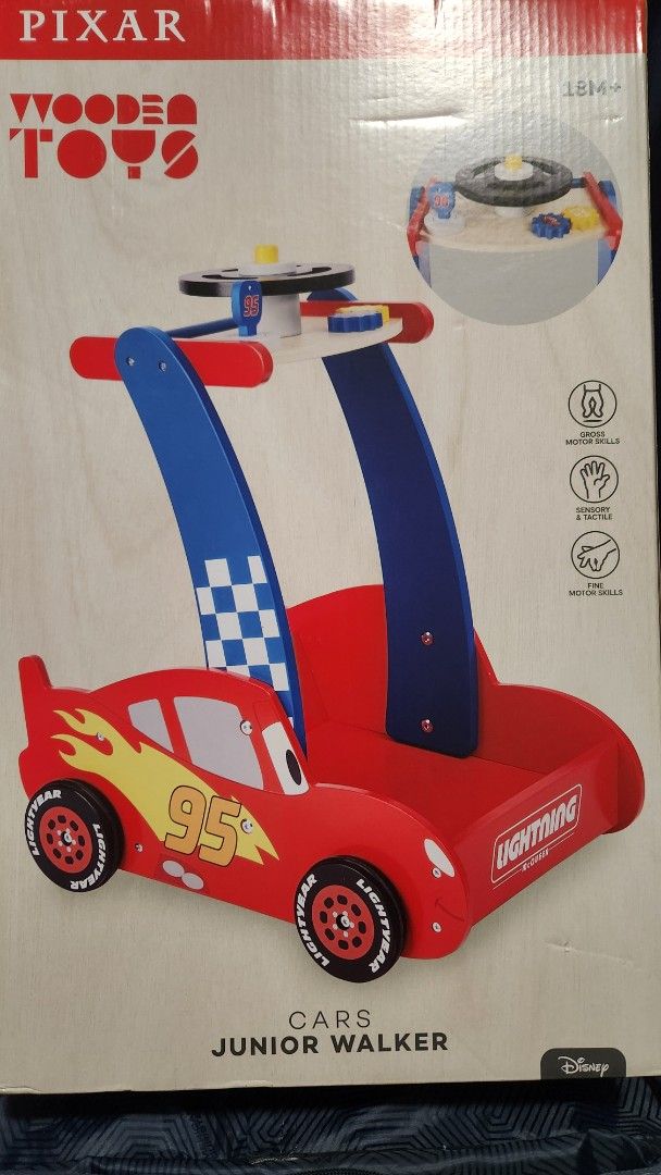 Disney Pixar Cars Junior Walker - lightning mcqueen, Babies & Kids ...