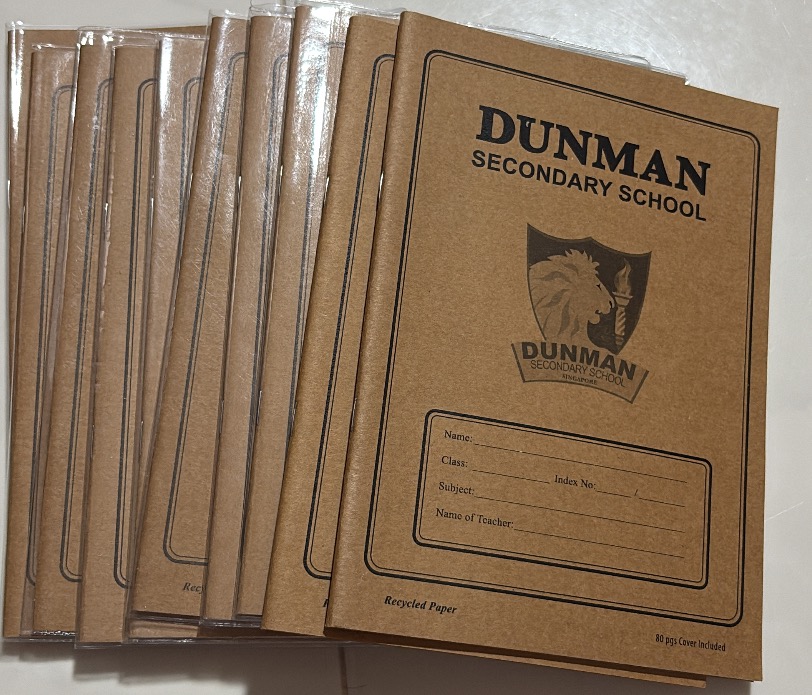 Dunman sec A5 single line exercise book, Hobbies & Toys, Stationery ...