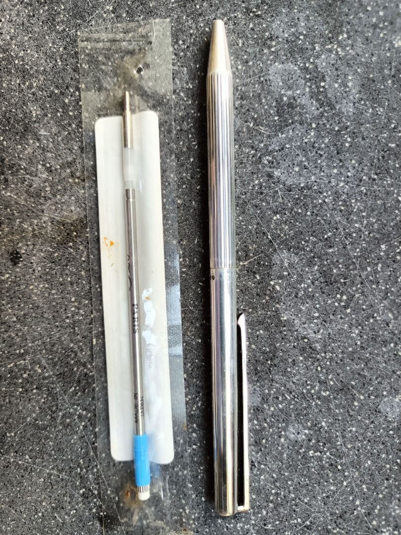 DUPONT Sterling Silver Ballpoint Pen, Hobbies & Toys, Memorabilia ...