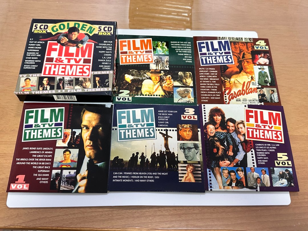 Film & TV Themes CD Collection (Volumes 1-5 + Golden Box), Hobbies ...