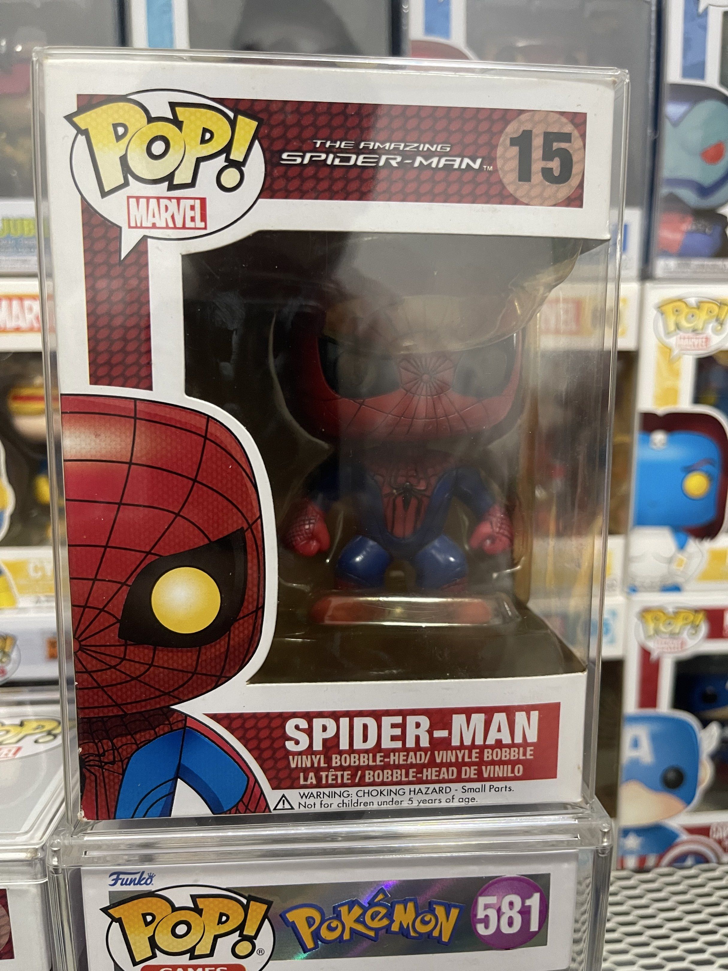 Funko Pop! Marvel The Amazing Spider-Man #15, Hobbies & Toys, Toys ...