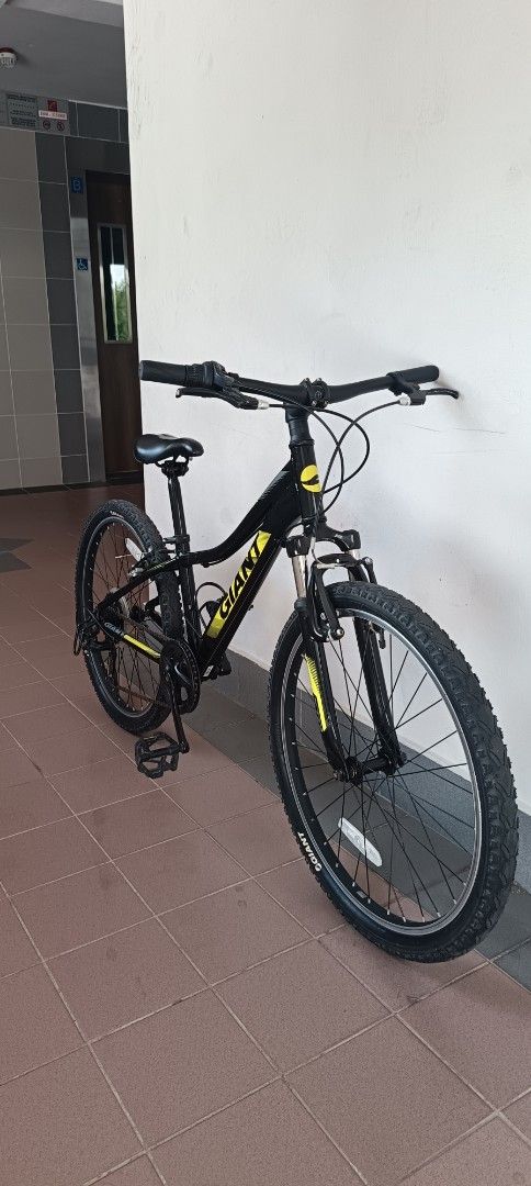 Giant XTC Jr Mountain Bike - Black & Yellow 24 inch wheels, Sports ...