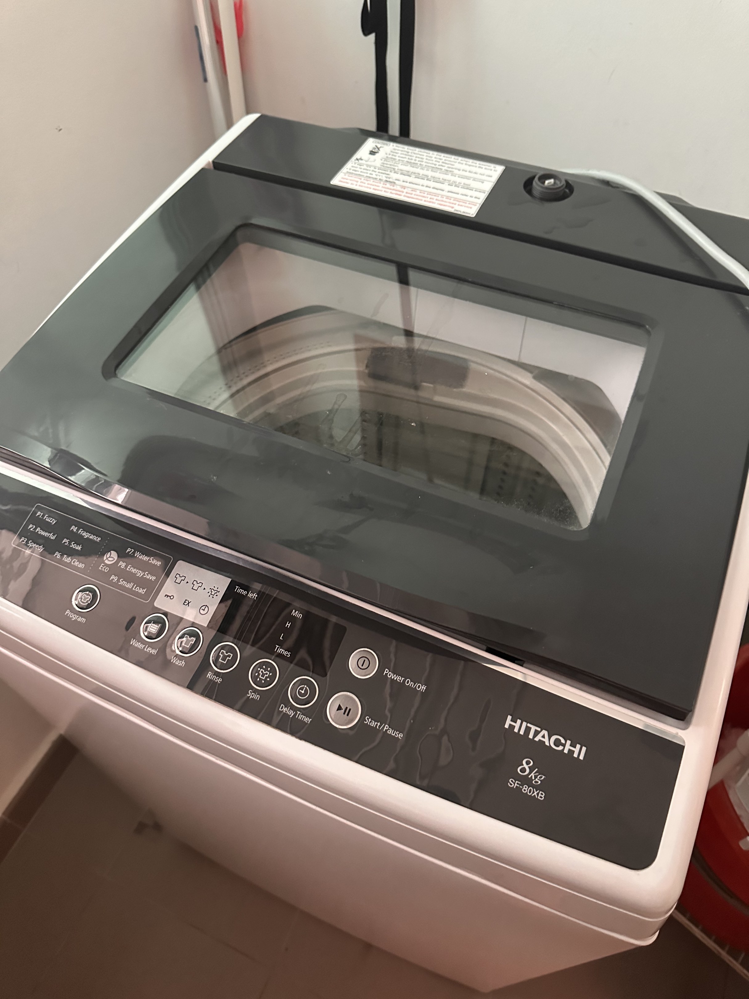 Hitachi 8kg Top Load Washing Machine SF-80XB, TV & Home Appliances ...