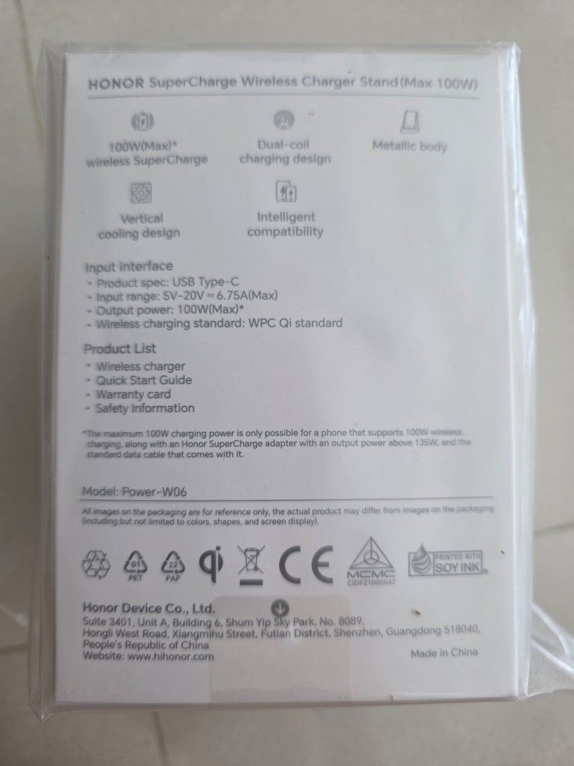 HONOR Wireless Charger Stand (Max 100W), Mobile Phones & Gadgets ...