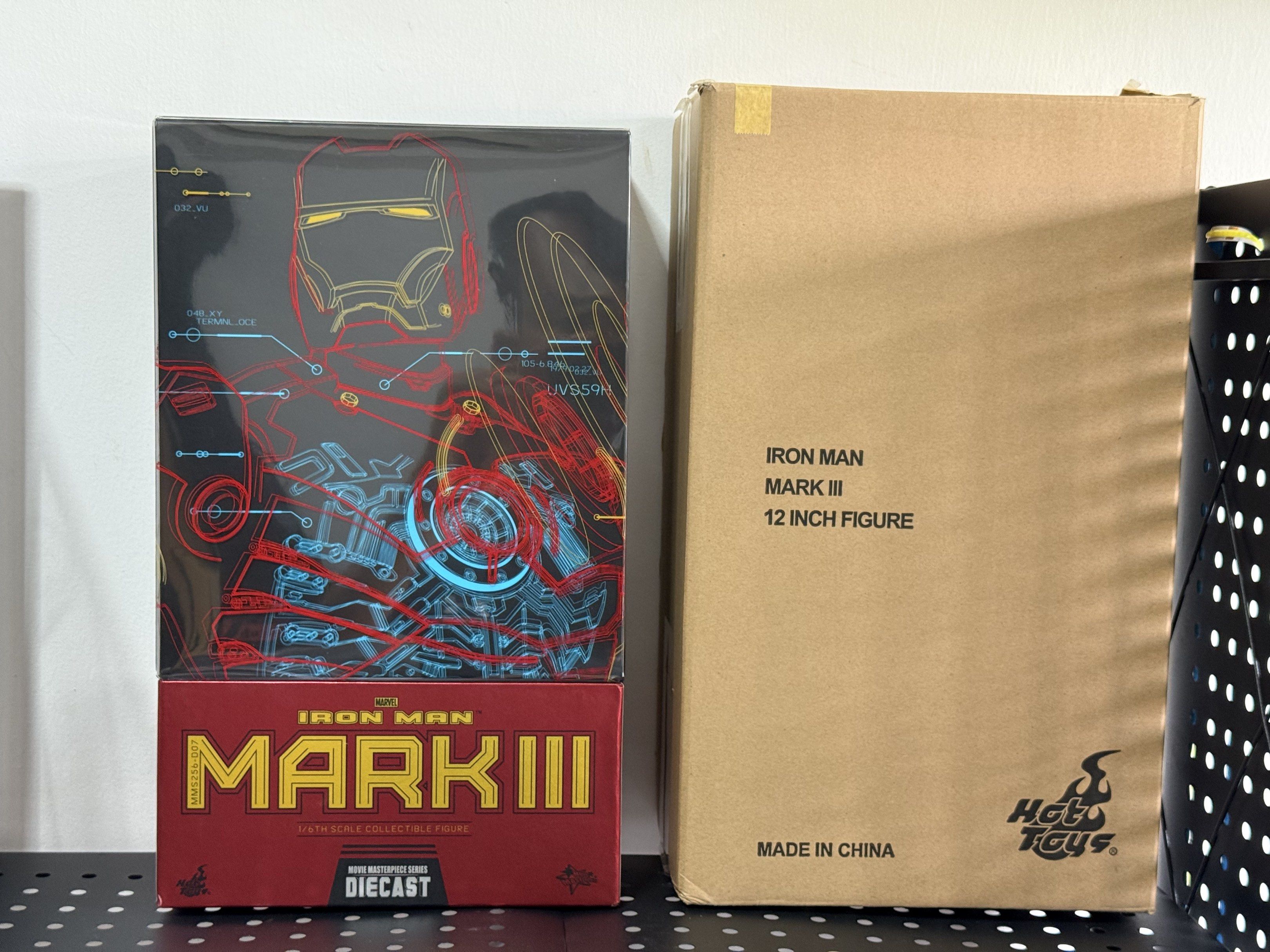 Hot Toys MMS256 D07 Iron Man Mark 3 III Diecast 1/6 Avengers marvel ...