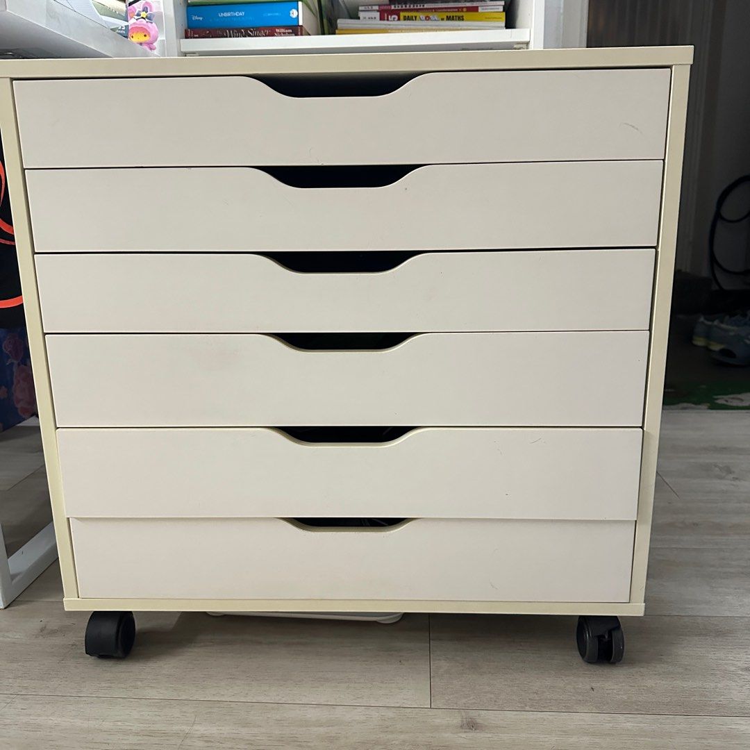 IKEA Alex Drawer Unit - White, Furniture & Home Living, Furniture ...