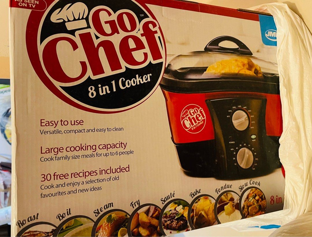 JML Go Chef 8-in-1 Multi Cooker - Brand New, TV & Home Appliances ...