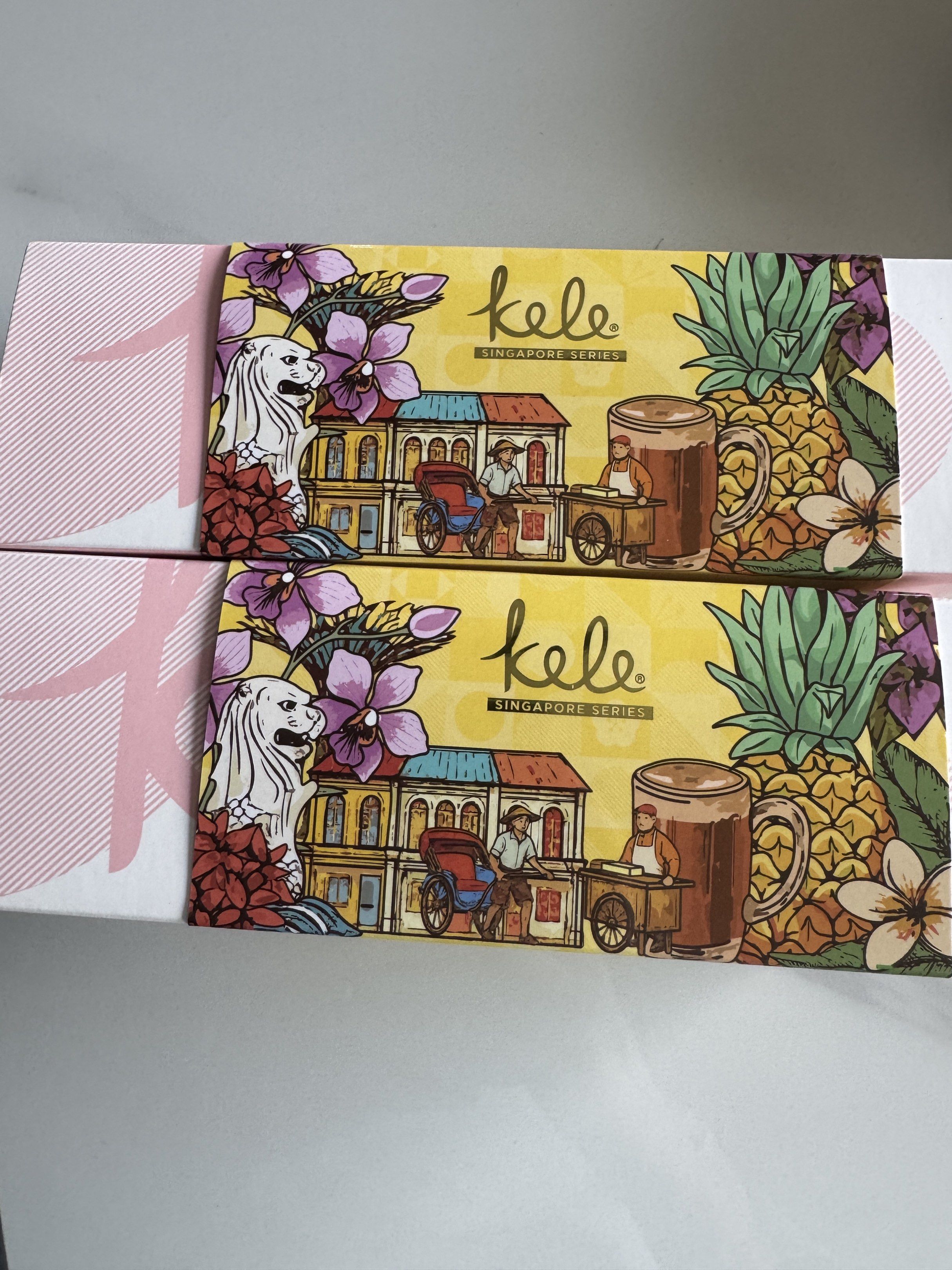 Kele Singapore Series Pandan Coconut Pineapple Balls, Food & Drinks, Local Eats on Carousell