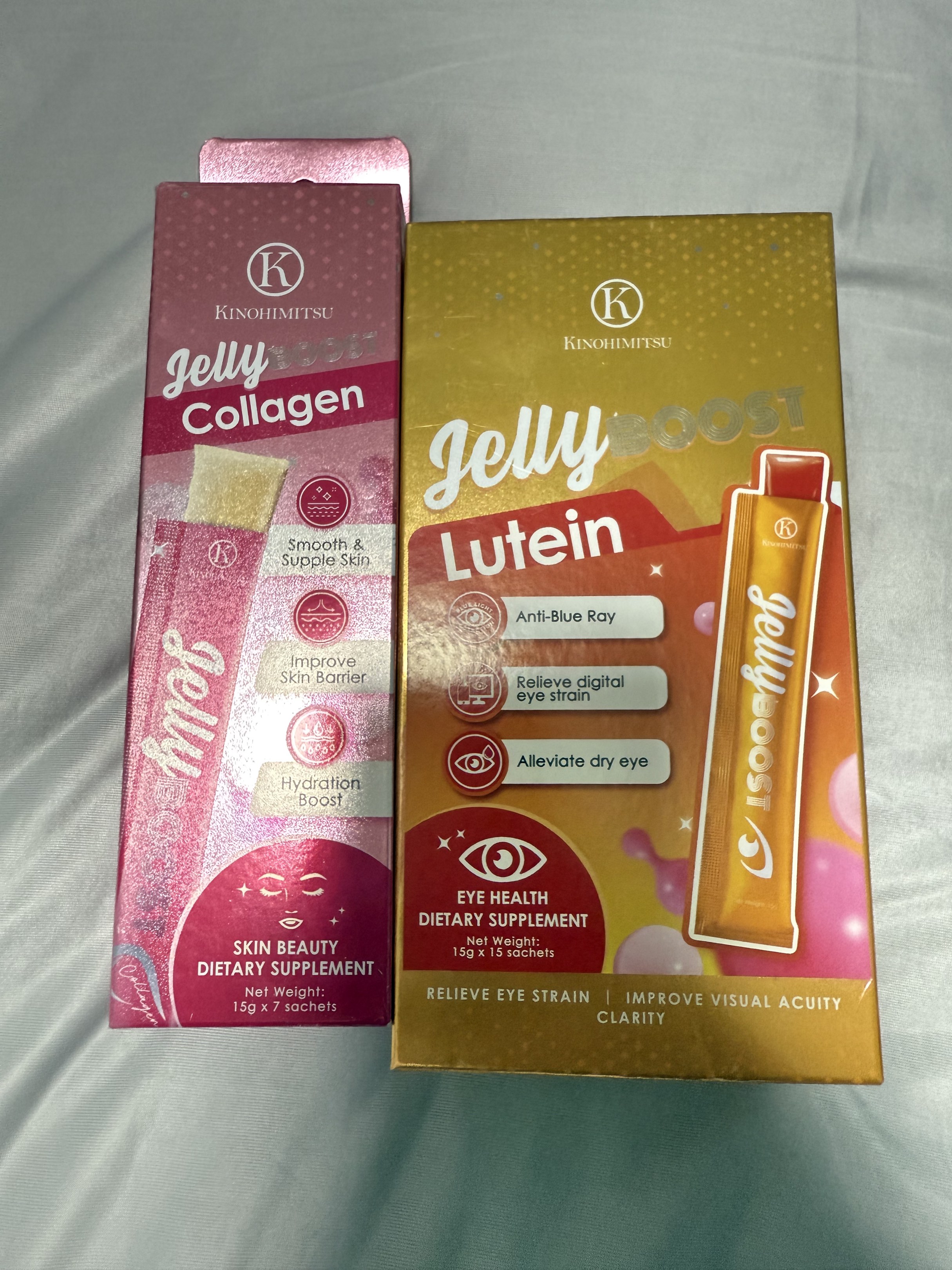 Kinohimitsu Jelly Collagen & Lutein, Health & Nutrition, Health ...