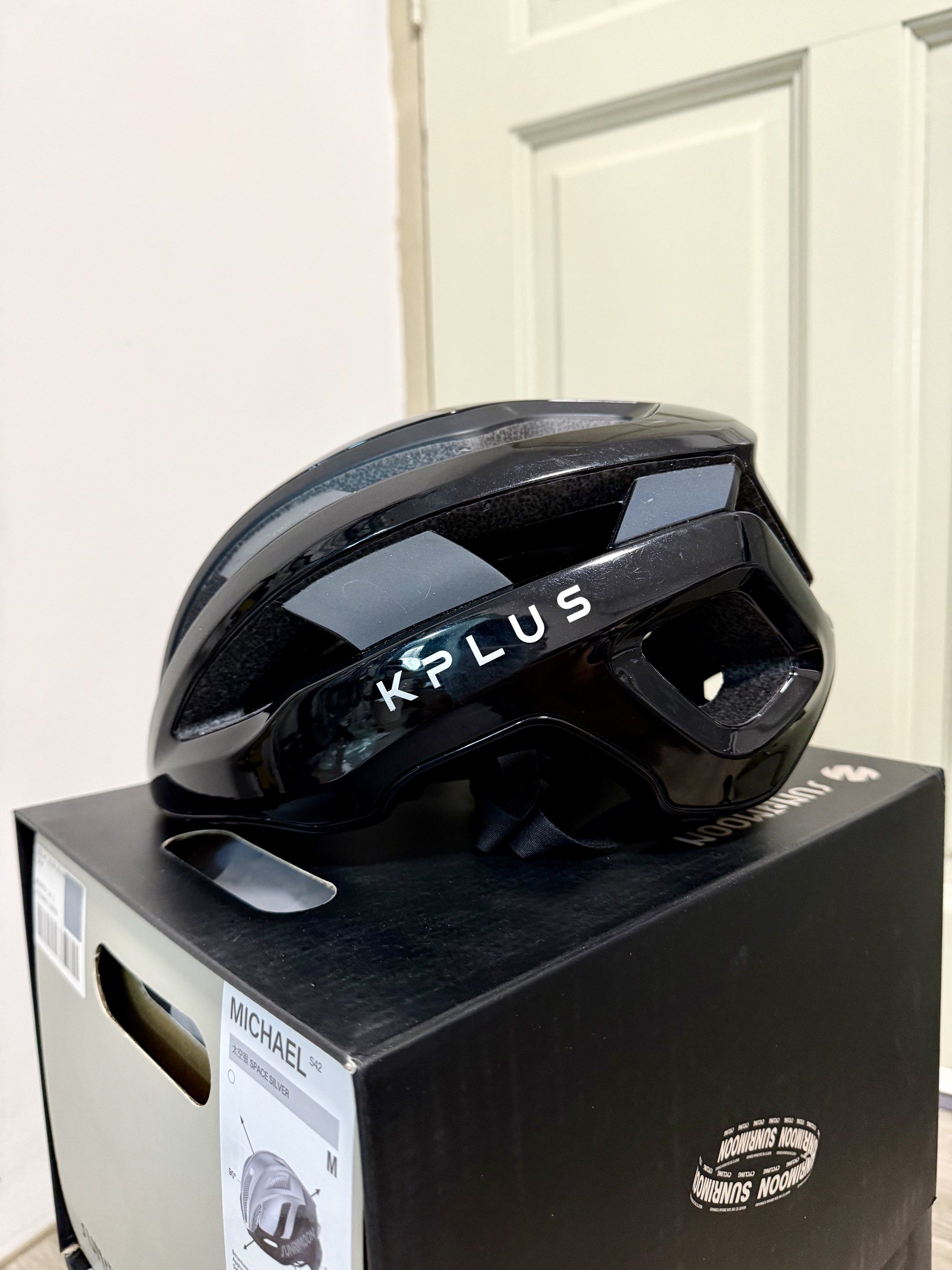 KPLUS Nova Helmet - Black, Sports Equipment, Bicycles & Parts, Parts ...