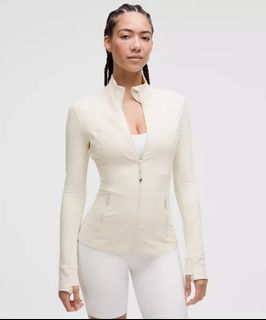 Lululemon Define Jacket - Bone, Women's Fashion, Activewear on Carousell