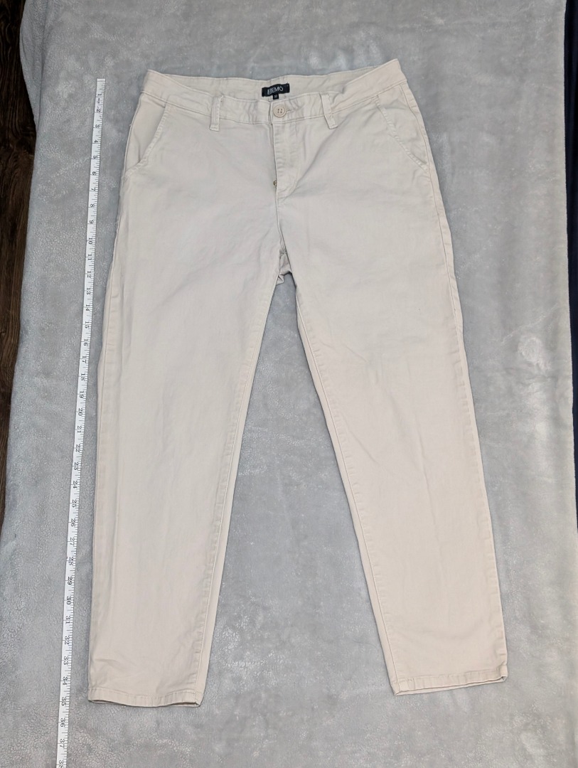 Memo Beige Pants (Skinny Fit), Men's Fashion, Bottoms, Chinos on Carousell