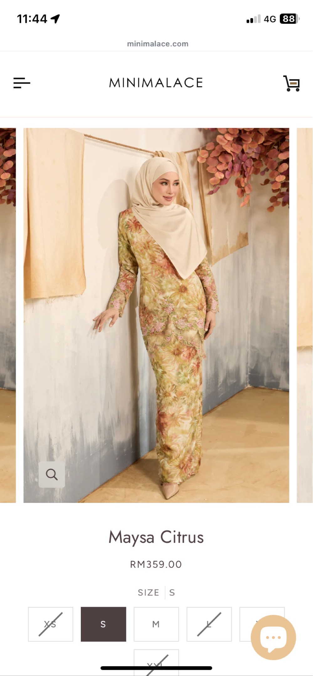 Minimalace Maysa Citrus 2026, Women's Fashion, Muslimah Fashion, Baju ...