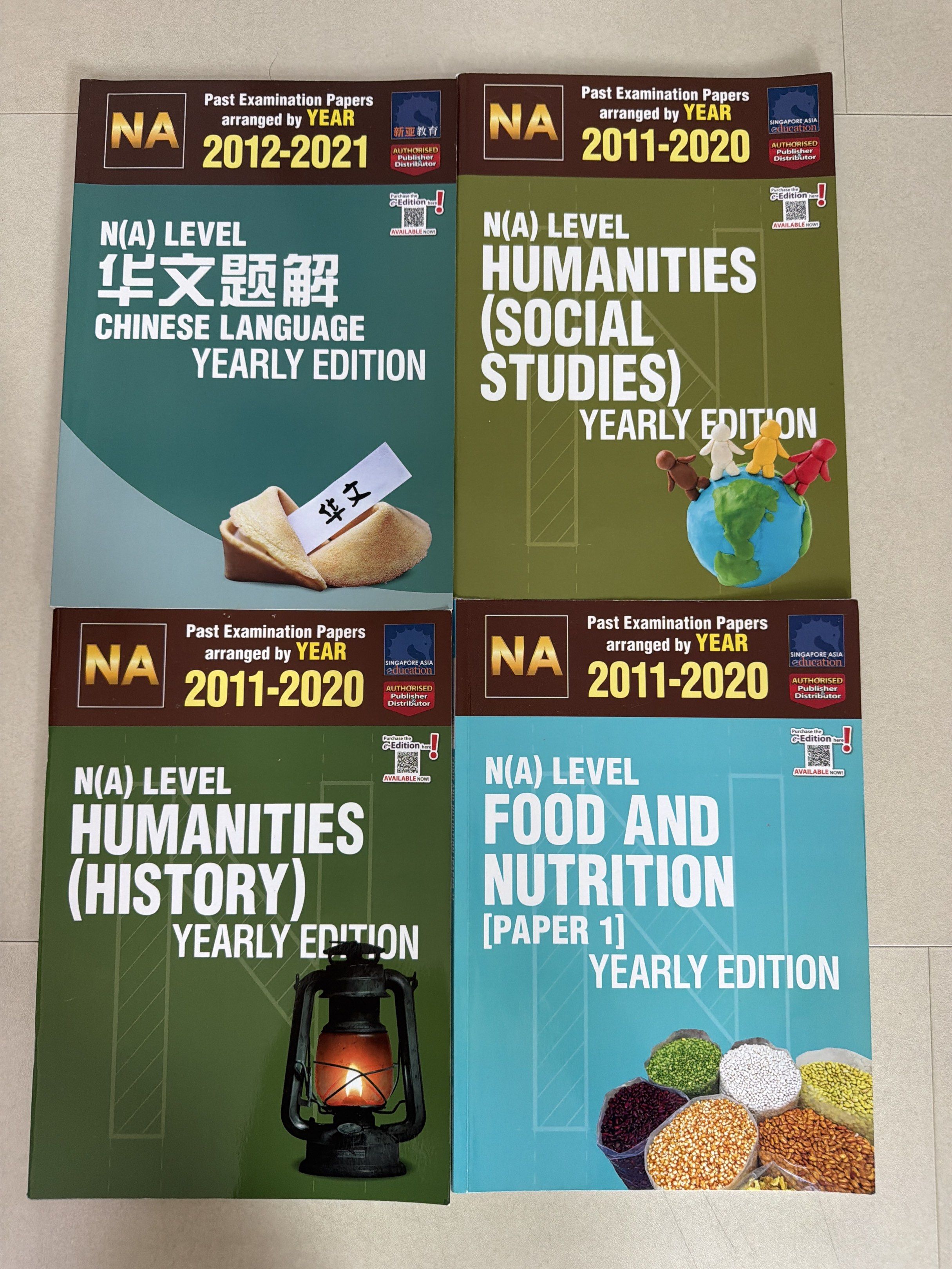 N(A) Level Exam Papers (Various Subjects), Hobbies & Toys, Books ...