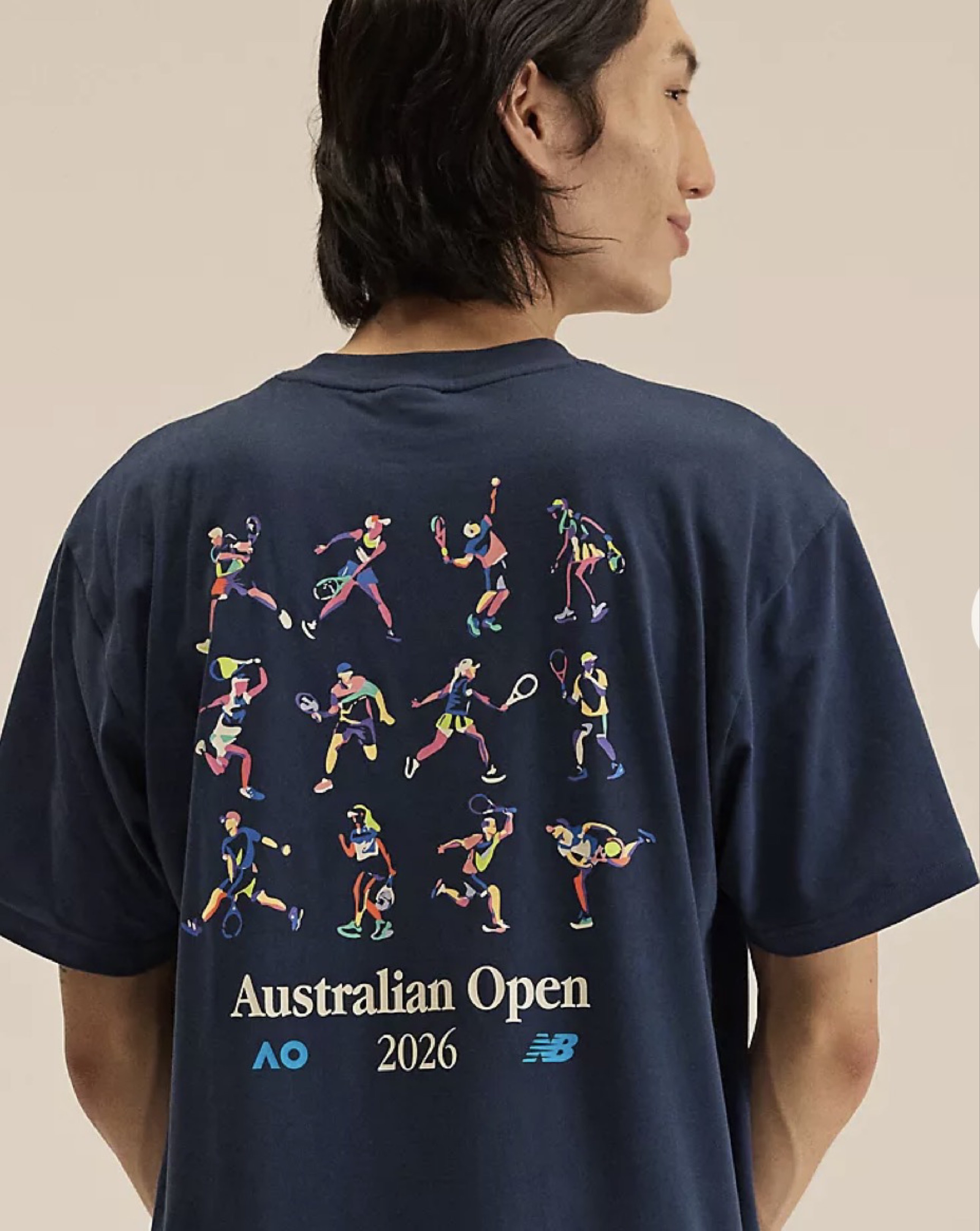 New Balance Australian Open (AO) 2026 T-Shirt, Men's Fashion, Tops ...