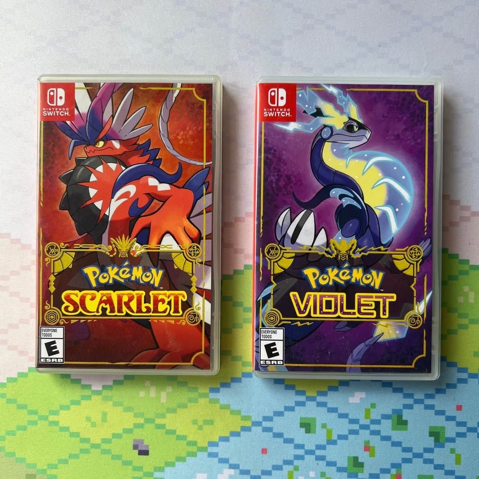 Nintendo Switch Lite w/ Pokemon Scarlet & Violet, Video Gaming, Video ...