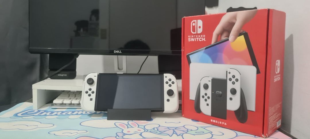 Nintendo Switch OLED White, Video Gaming, Video Game Consoles, Nintendo ...