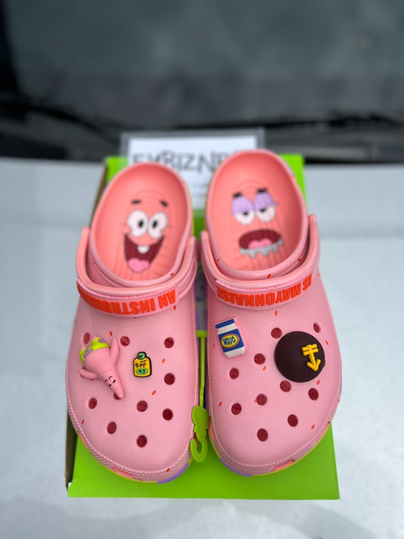 Patrick Star X Crocs Clogs, Men's Fashion, Footwear, Slippers & Slides ...