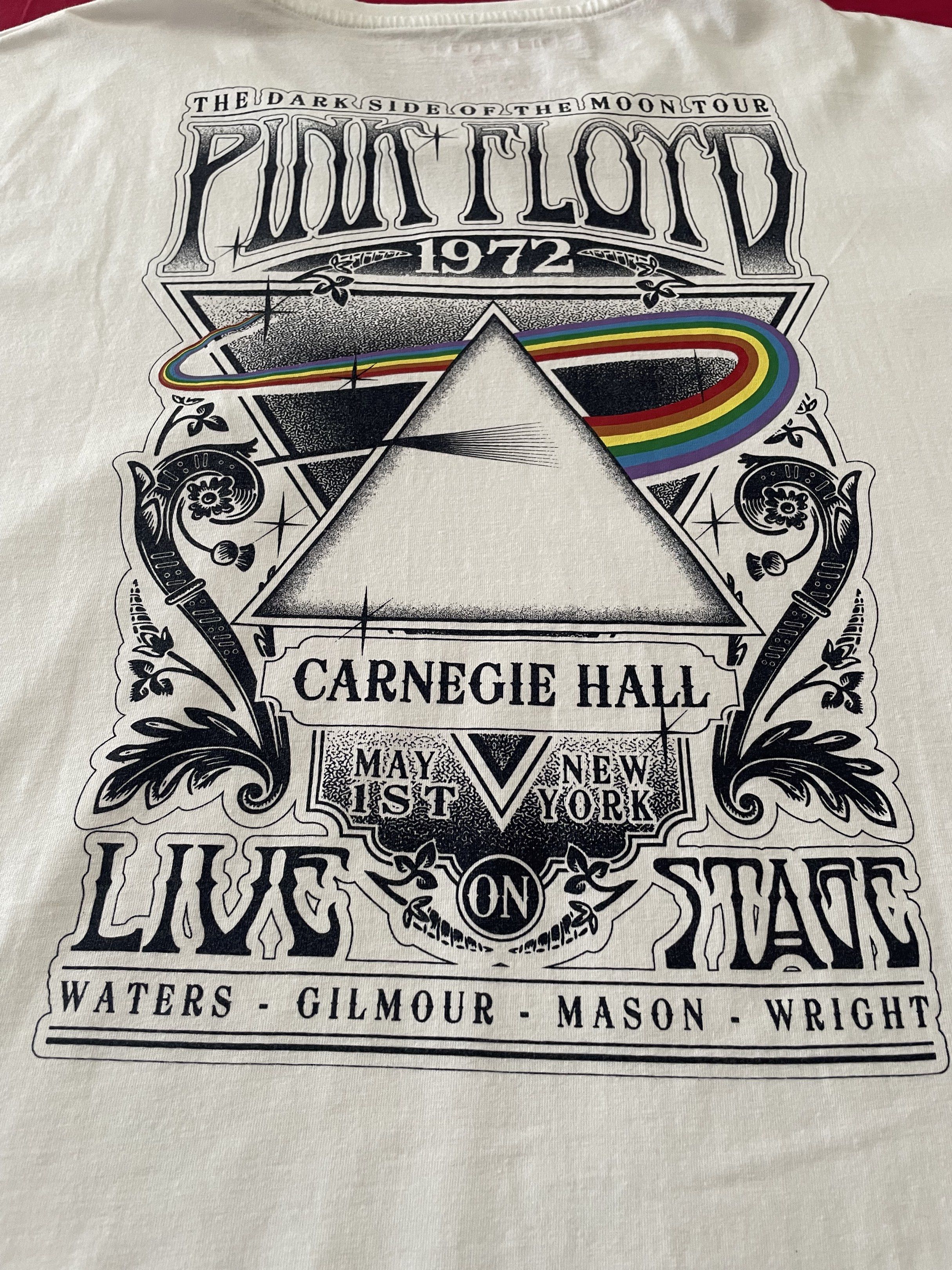 Pink Floyd The Dark Side of the Moon Tour T-shirt, Men's Fashion, Tops ...