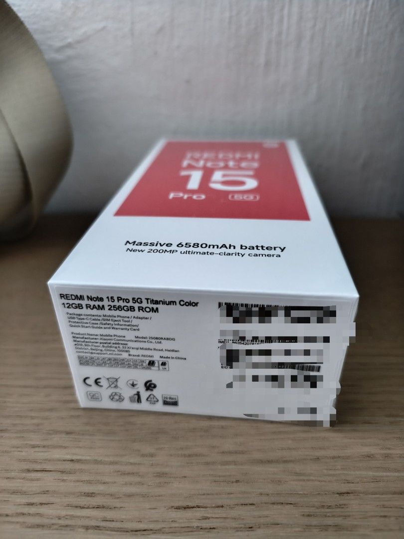 Redmi Note 15 Pro 5G - 12GB RAM, 256GB ROM, Mobile Phones & Gadgets ...