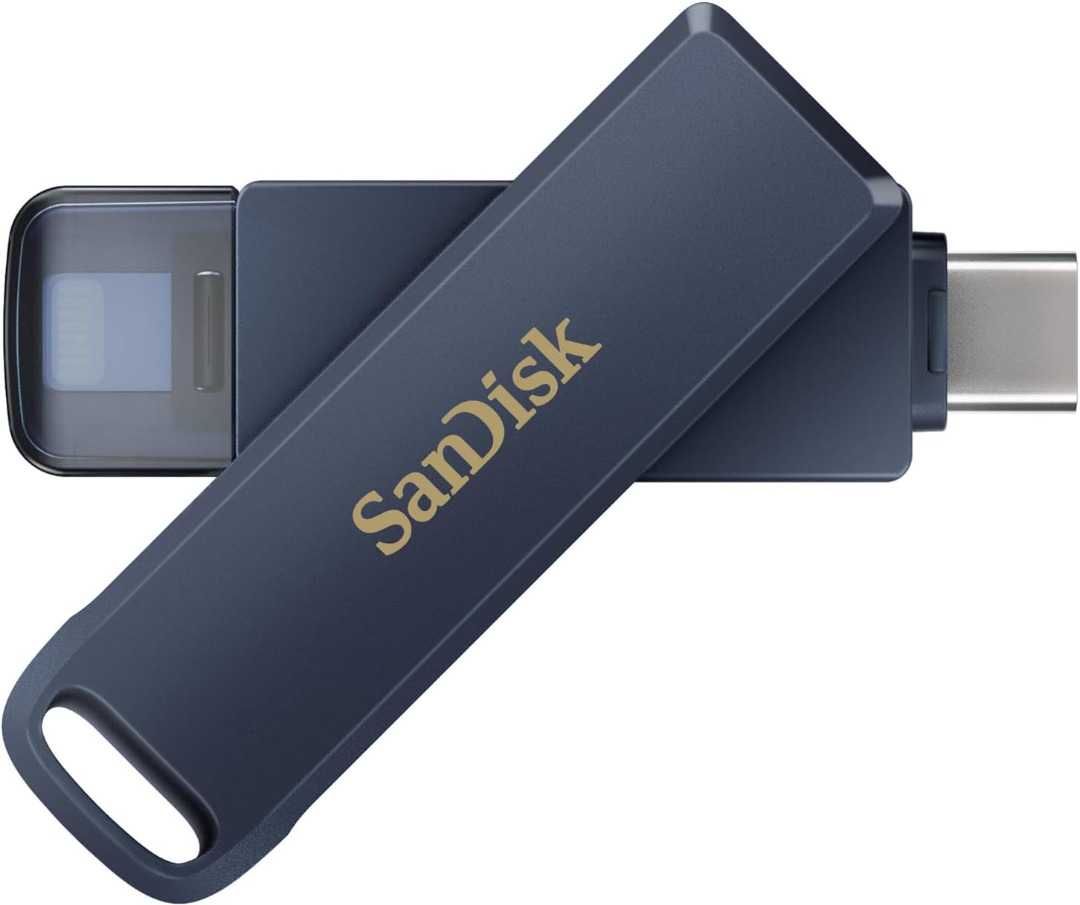 SanDisk Phone Drive with USB-C™ - 256GB (Maritime Blue) # Compatible ...