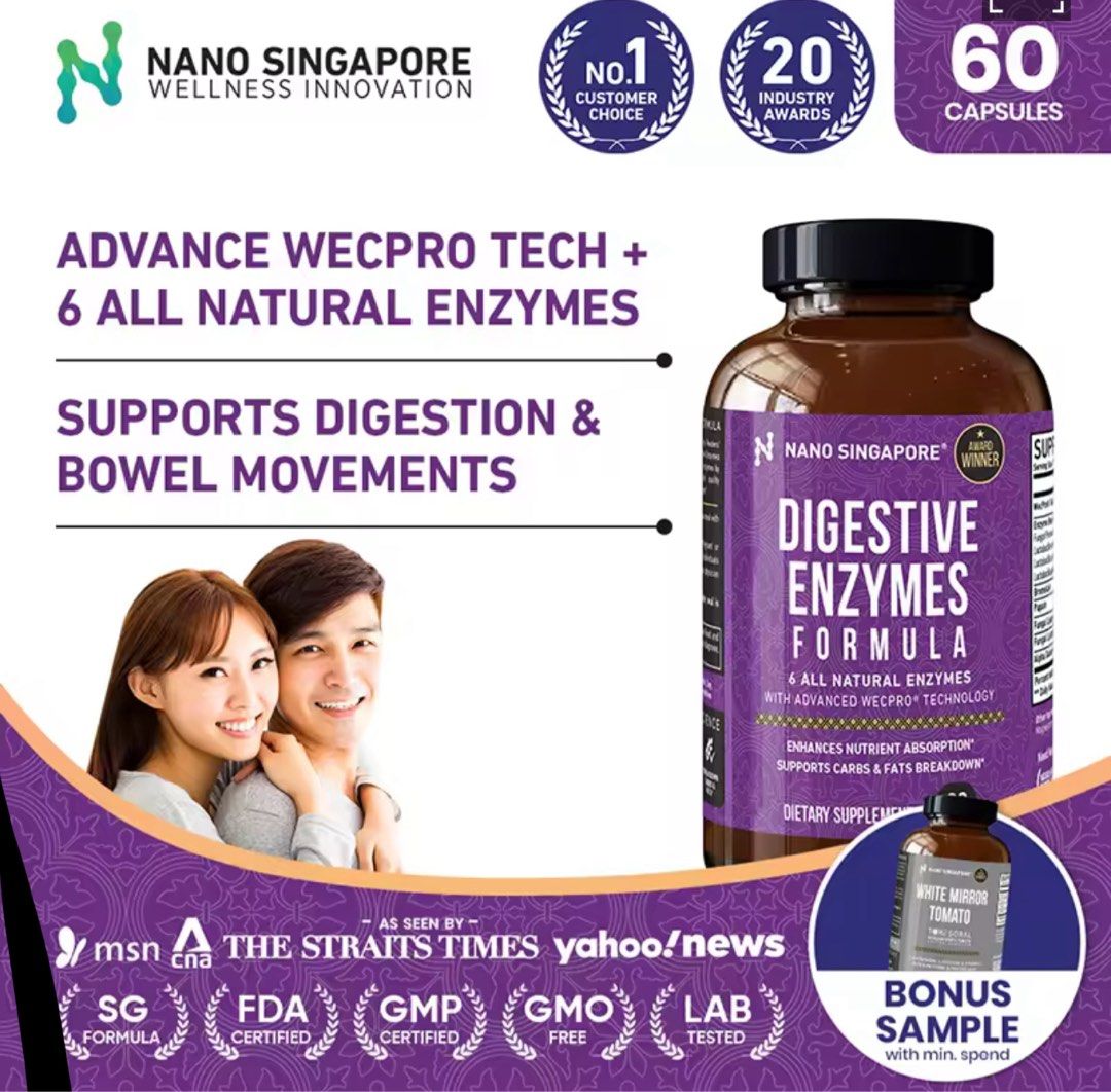 [SEALED] Nano Singapore Digestive Wellness Formula - 60 Capsules ...