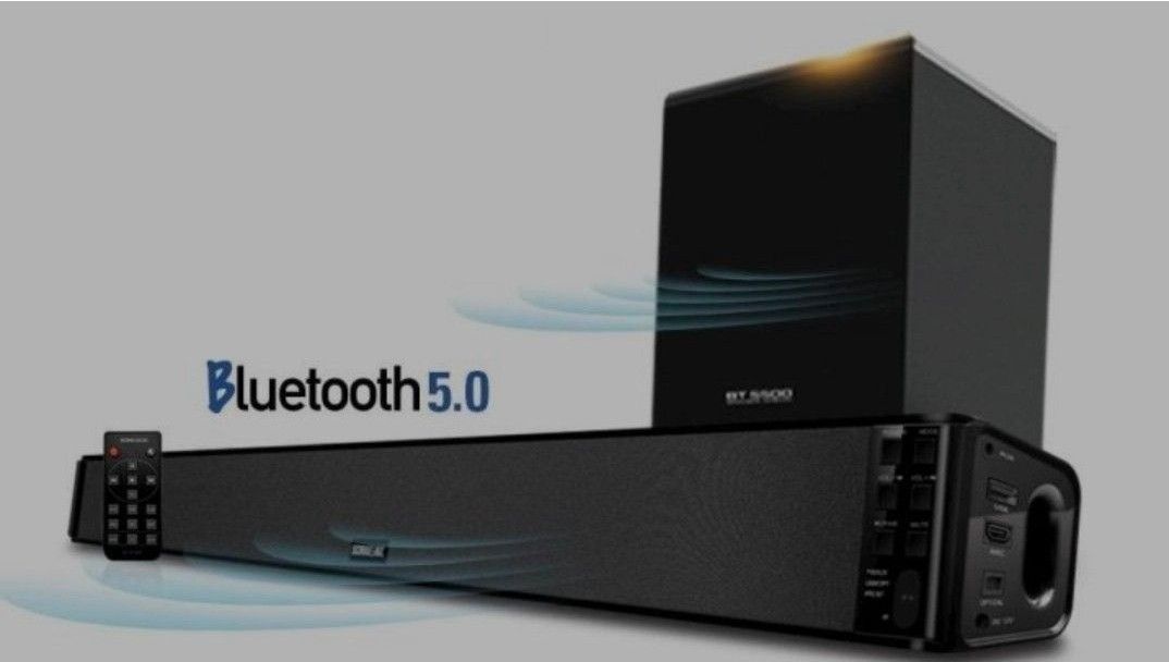SonicGear BT-5500 SonicBar Airbass Digital Optical Audio soundbar with ...