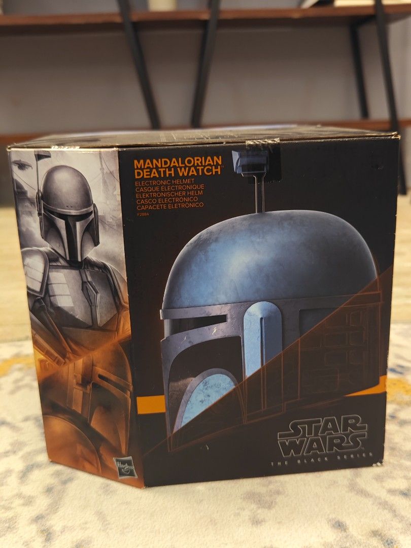 Star Wars The Black Series Mandalorian Death Watch Helmet, Hobbies ...