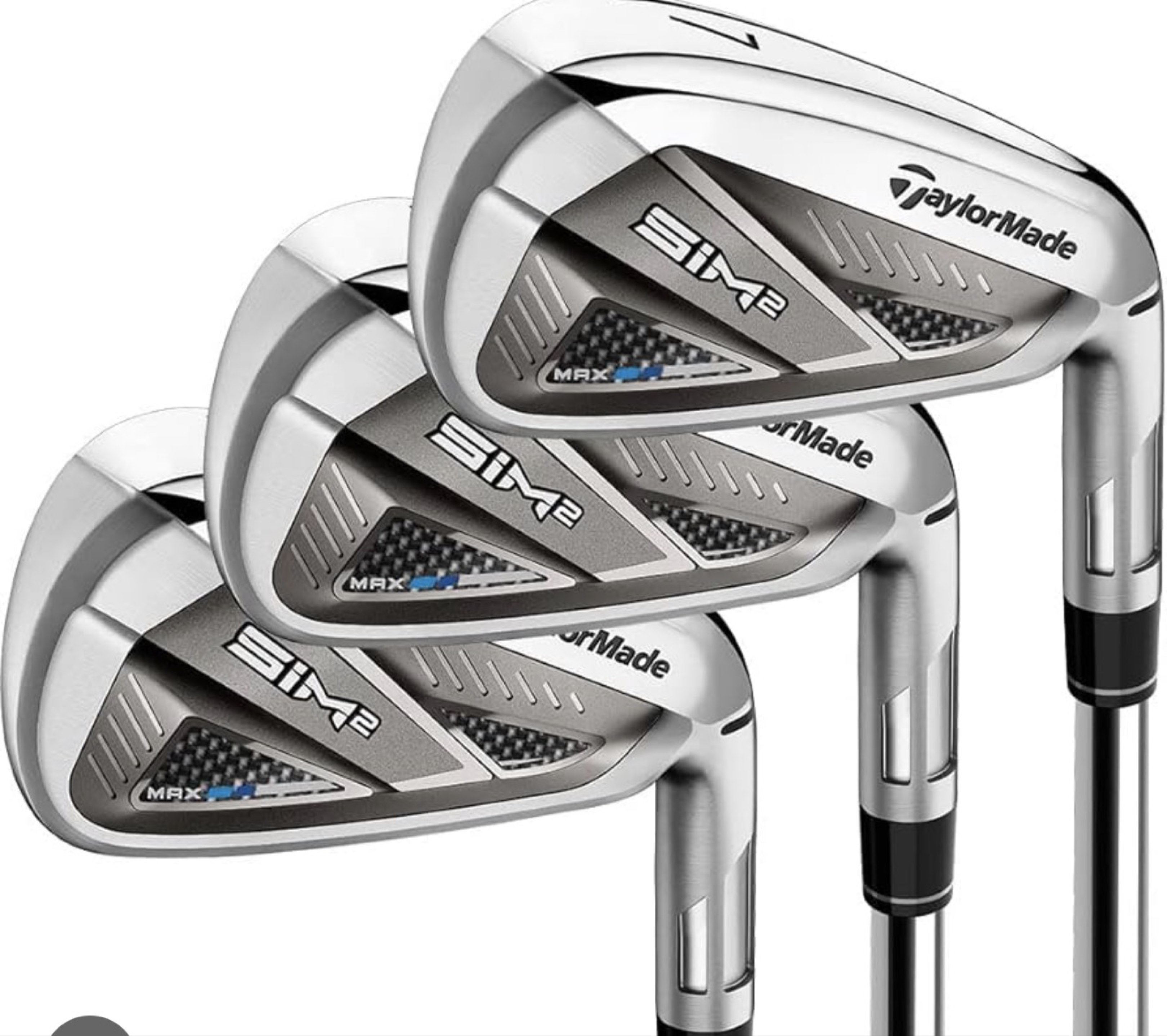 TaylorMade SIM2 Max Golf Irons - New Grips, Sports Equipment, Sports ...