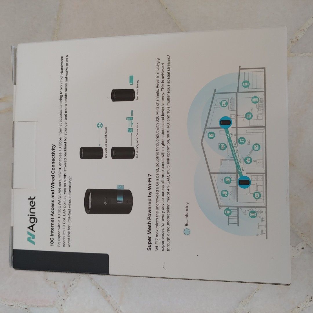 TP-Link HB710 WiFi 7 Mesh System BE18000 Whole Home Coverage, Computers ...