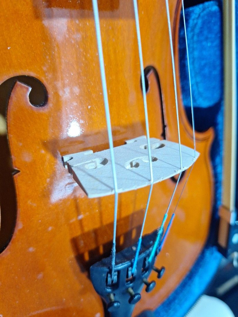 4/4 Violin with Bow and Case, Hobbies & Toys, Musical Instruments on ...