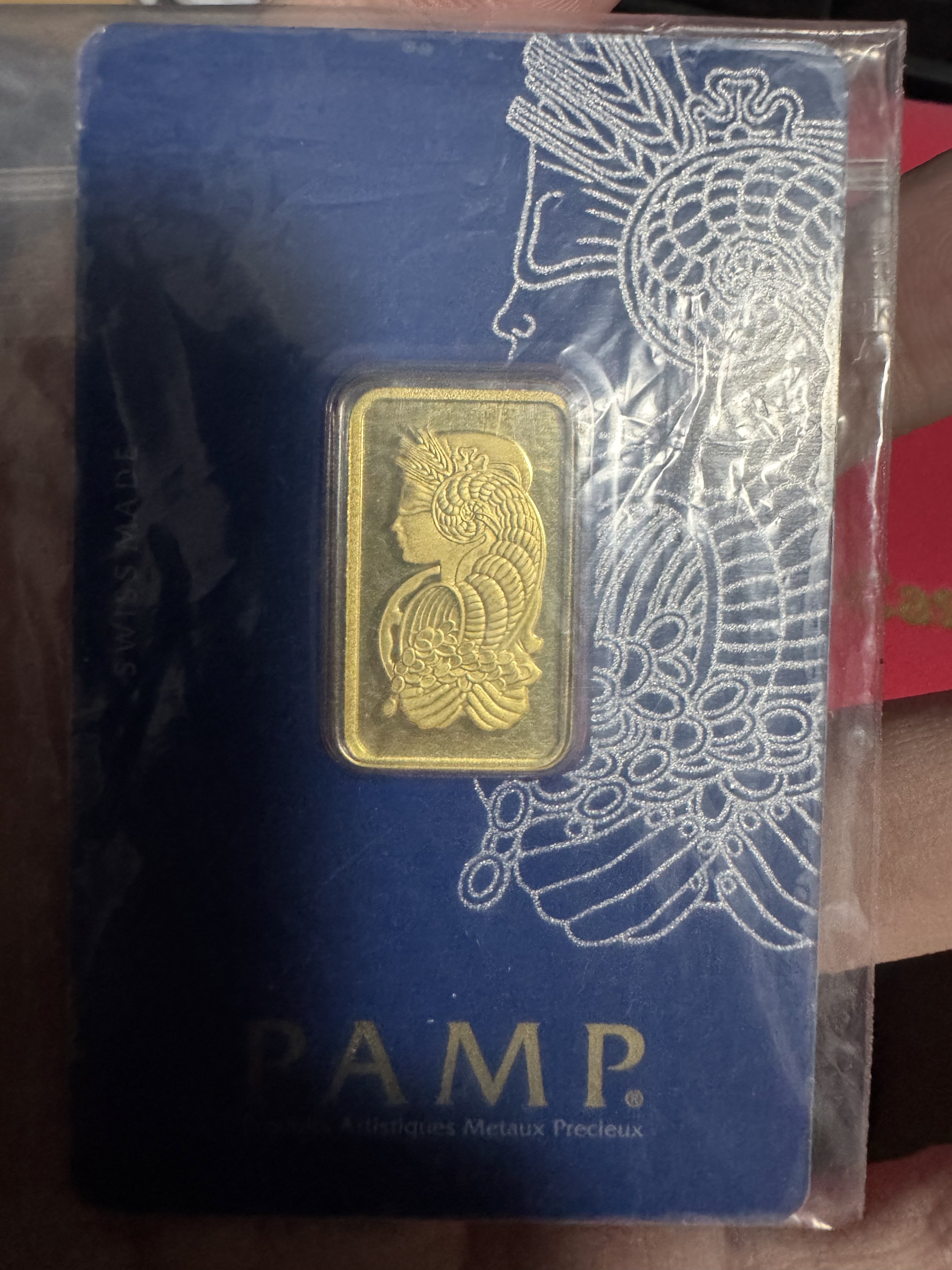 *With Receipt* 10g PAMP Gold Bar Lady Fortuna, Hobbies & Toys ...