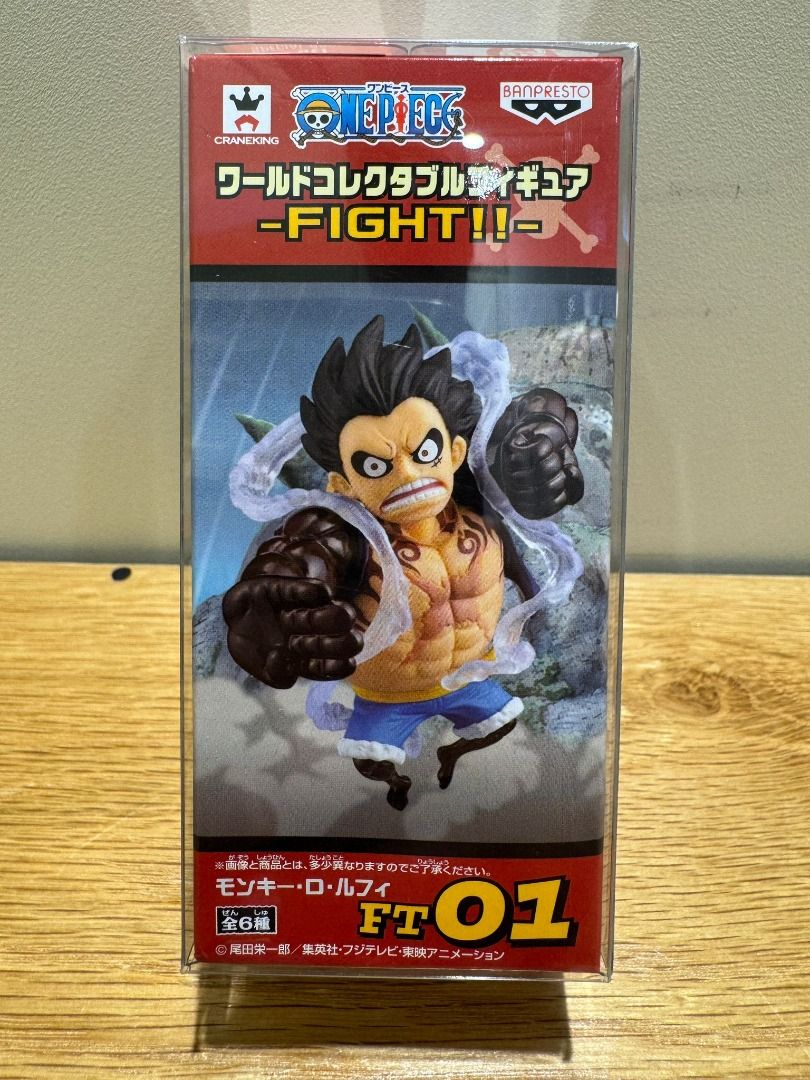 全新未開封 行版 One Piece 海賊王 WCF Fight! 德島對戰 四檔 路飛 Luffy FT01, 興趣及遊戲, 玩具 & 遊戲 ...