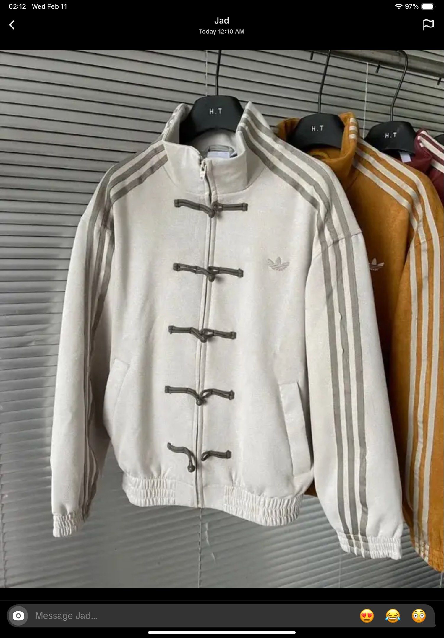 Adidas Chinese Collar CNY Jacket, Men's Fashion, Coats, Jackets and ...