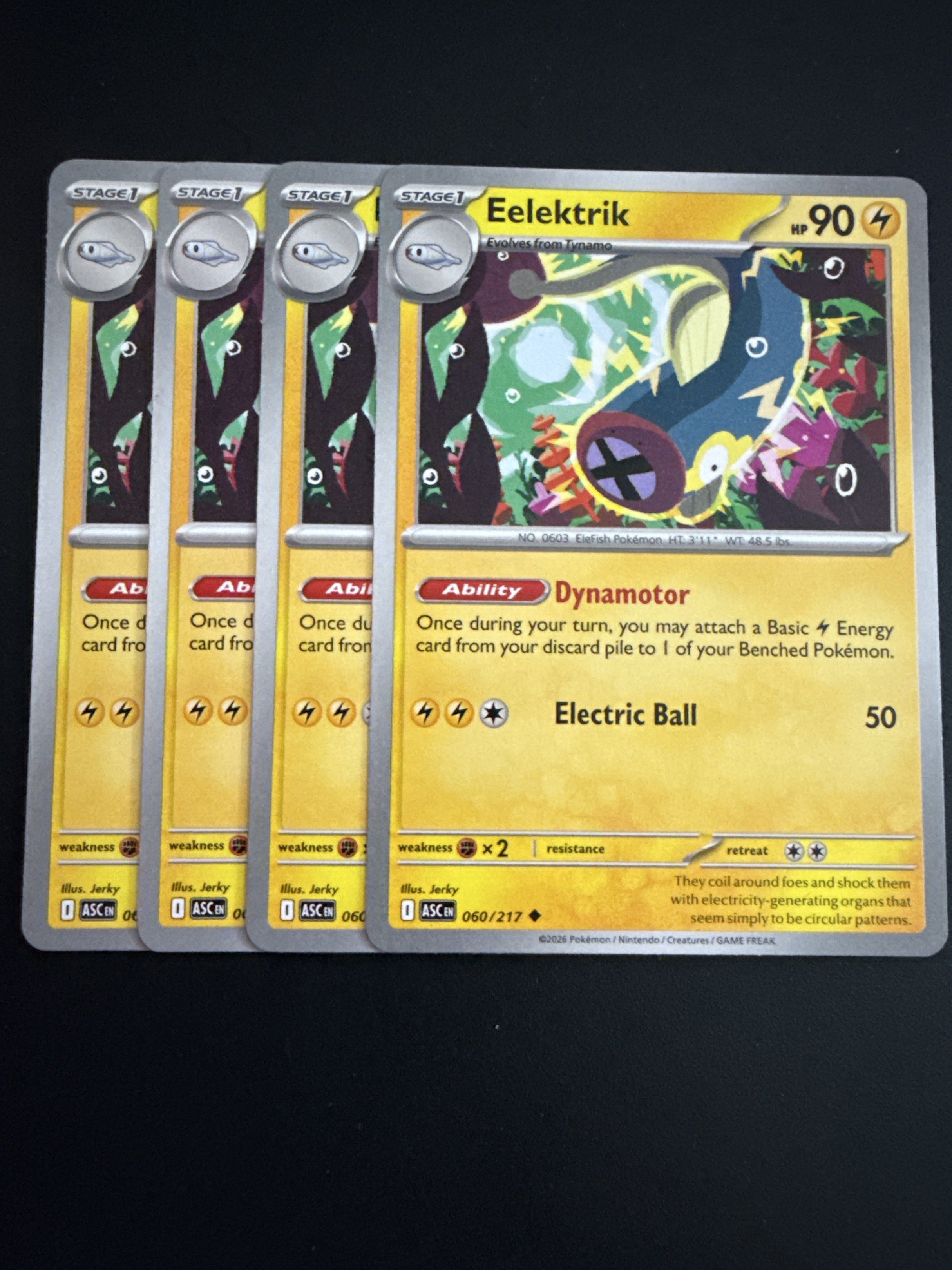 Black Bolt - Eelektrik (Pokemon), Hobbies & Toys, Toys & Games on Carousell