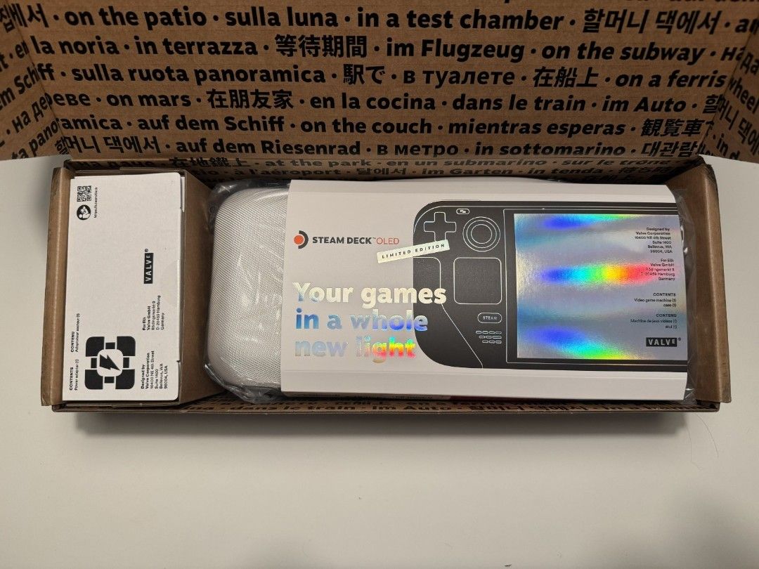 BRAND NEW VALVE STEAM DECK OLED 1TB HANDHELD CONSOLE, Video Gaming ...