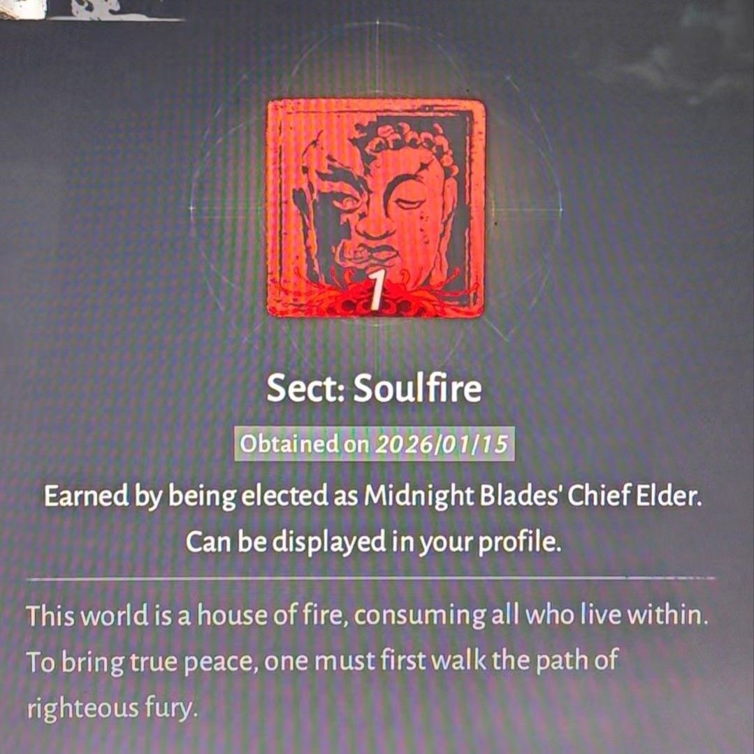 Chief Elder Midnight Blades Highest Rank WWM where winds meet, Video ...