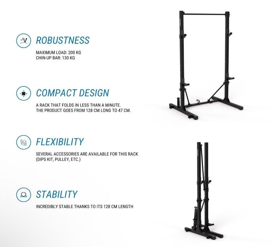 Decathlon Weight Training Pull up rack Corength, Sports Equipment ...