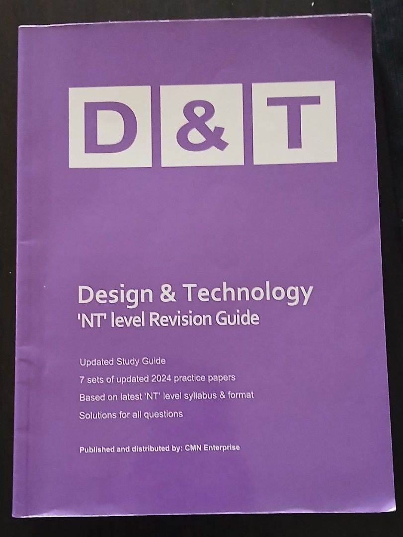 Design & Technology 'NT' Level Revision Guide, Hobbies & Toys, Books ...