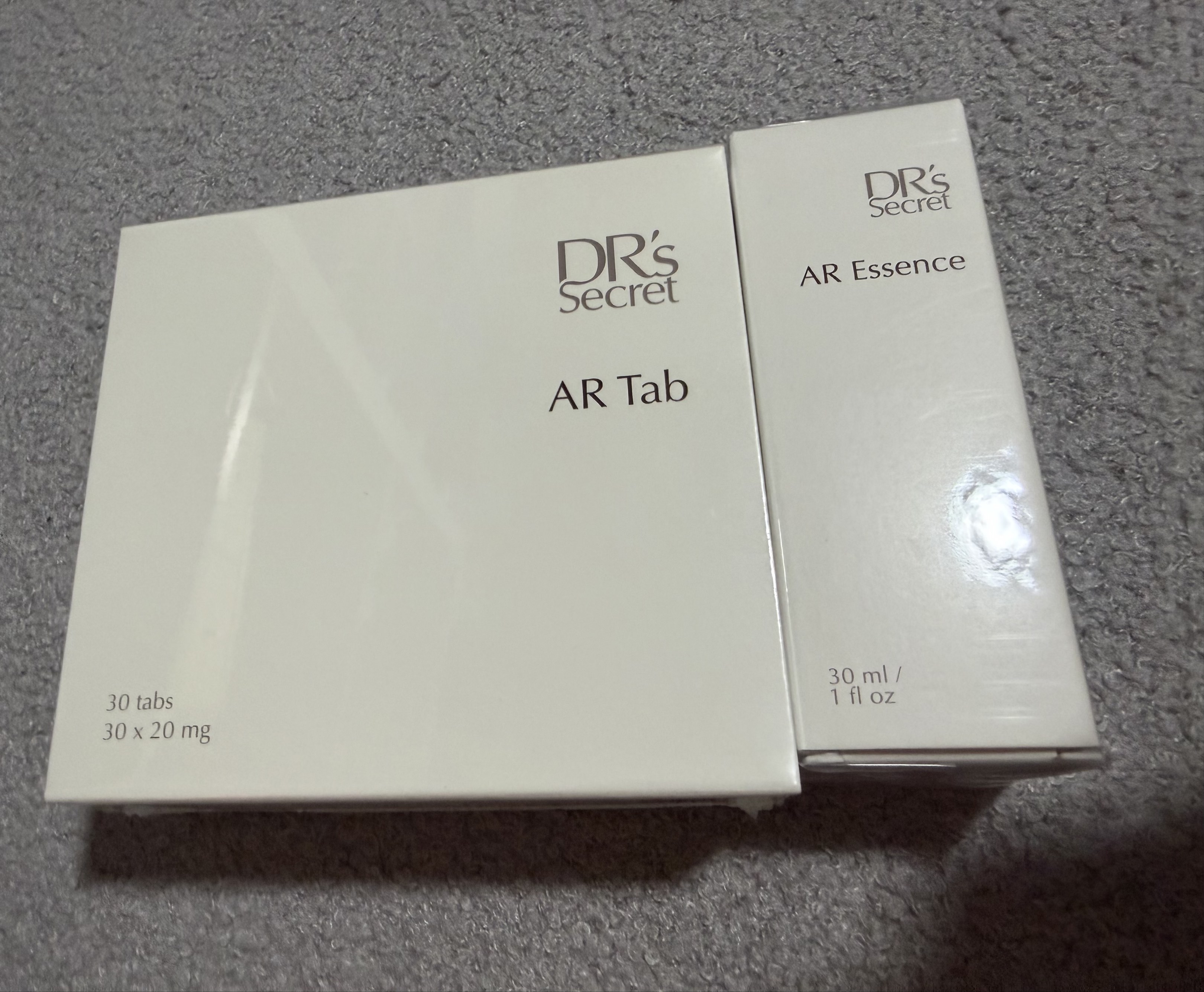 Drs Ar set- tab & essence, Beauty & Personal Care, Face, Face Care ...