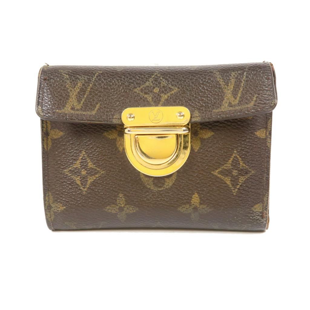 LOUIS VUITTON LV GHW Tri-fold Long Wallet Monogram M60003 Brown, Luxury ...
