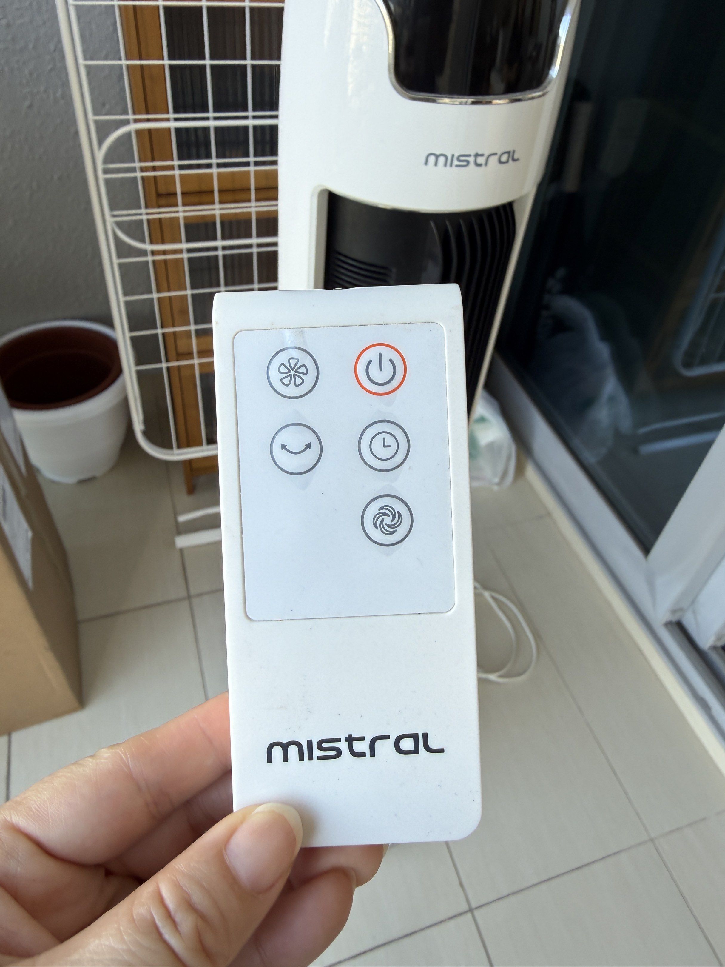 Mistral Tower Fan with Remote Control, Furniture & Home Living ...