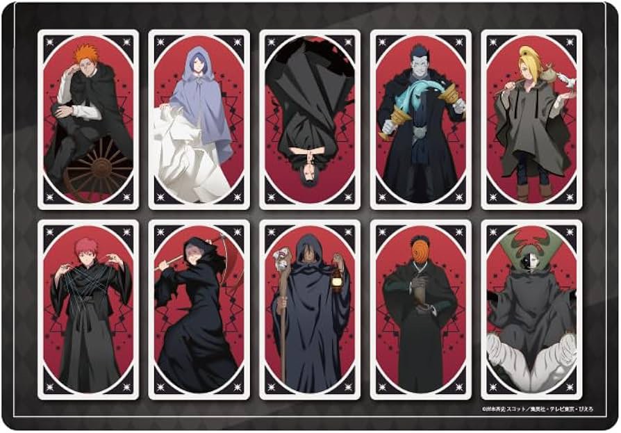 Naruto Akatsuki Limited Edition Tarot Artwork Acrylic Slab, Hobbies ...