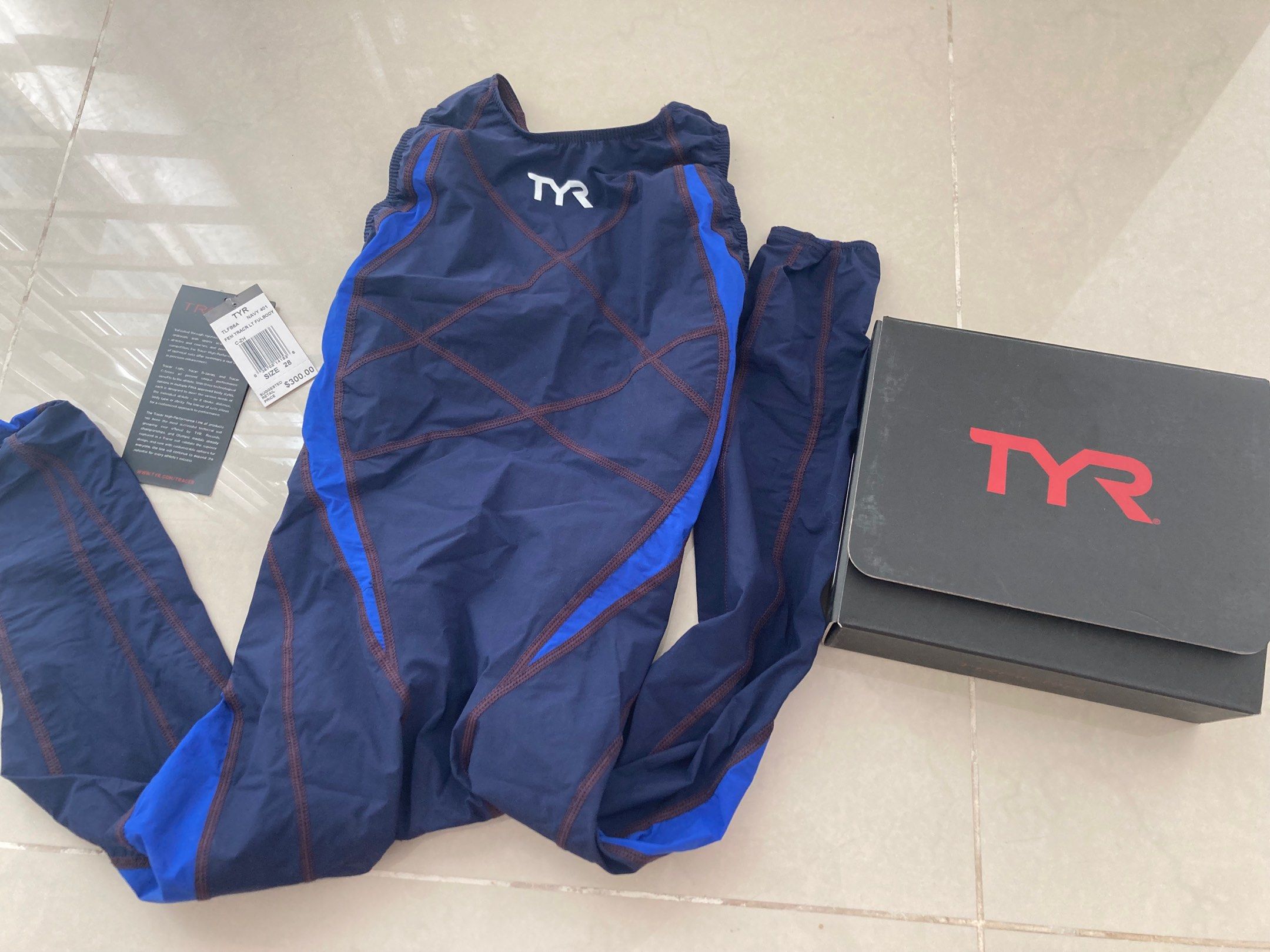 Open water techsuit TYR FULL BODY TRACER LIGHT, Sports Equipment ...