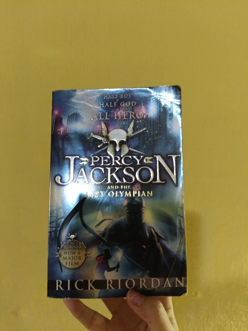 Percy Jackson and the Last Olympian Book, Hobbies & Toys, Books ...