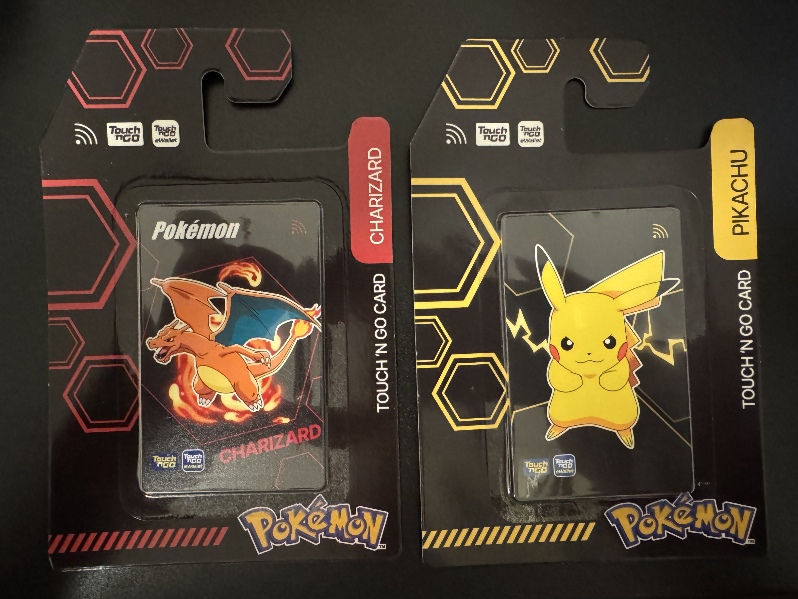 Pokemon Touch 'n Go Card - Charizard & Pikachu with LED, Hobbies & Toys ...